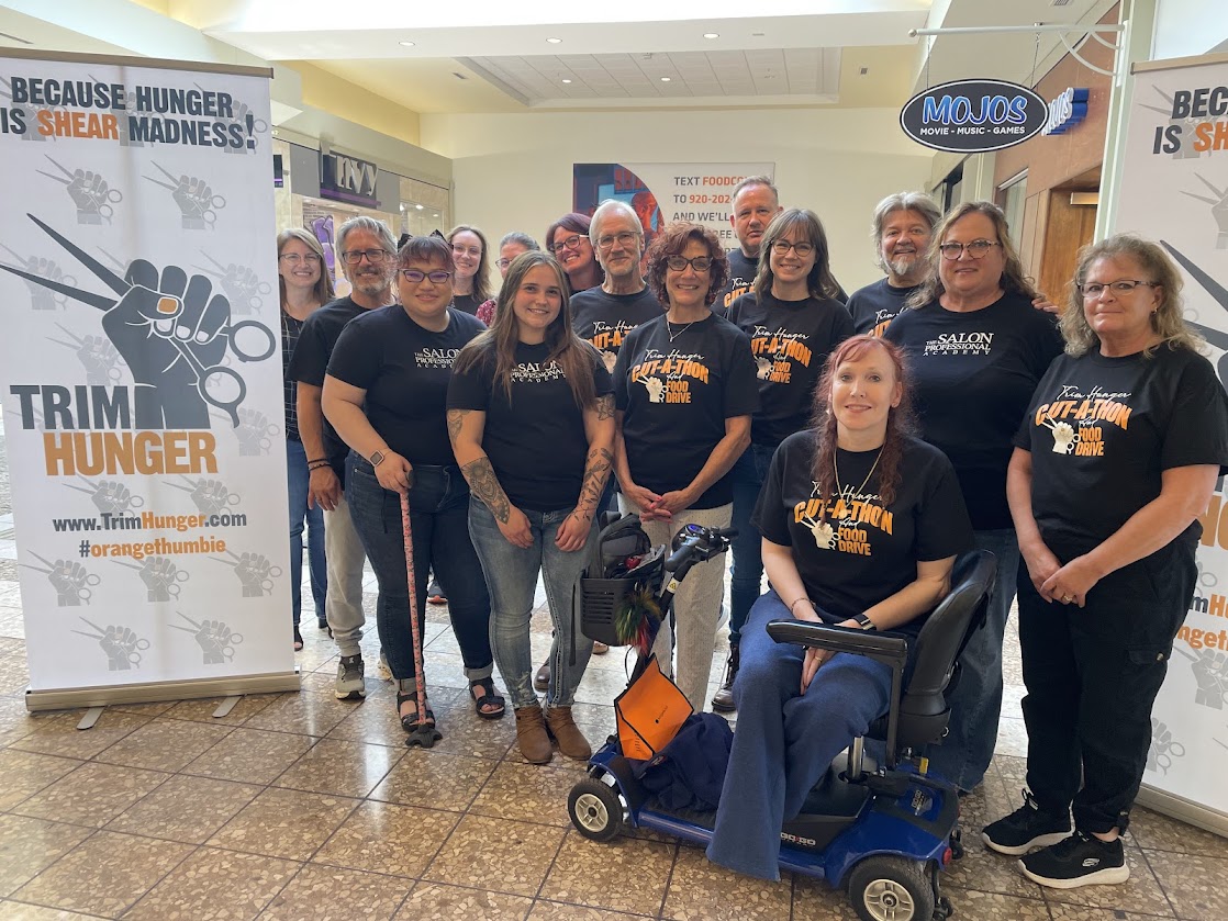 Trim hunger cut-a-thon collects 400 lbs of food for local pantry - Trim ...